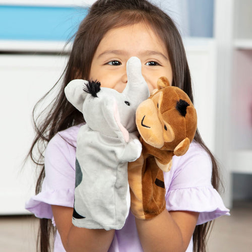 Safari Buddies Hand Puppets- Melissa and Doug