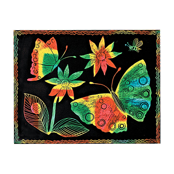 Scratch Art Paper Multicolor (50 sheets)