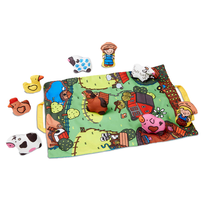 Take-Along Farm Play Mat | Melissa & Doug