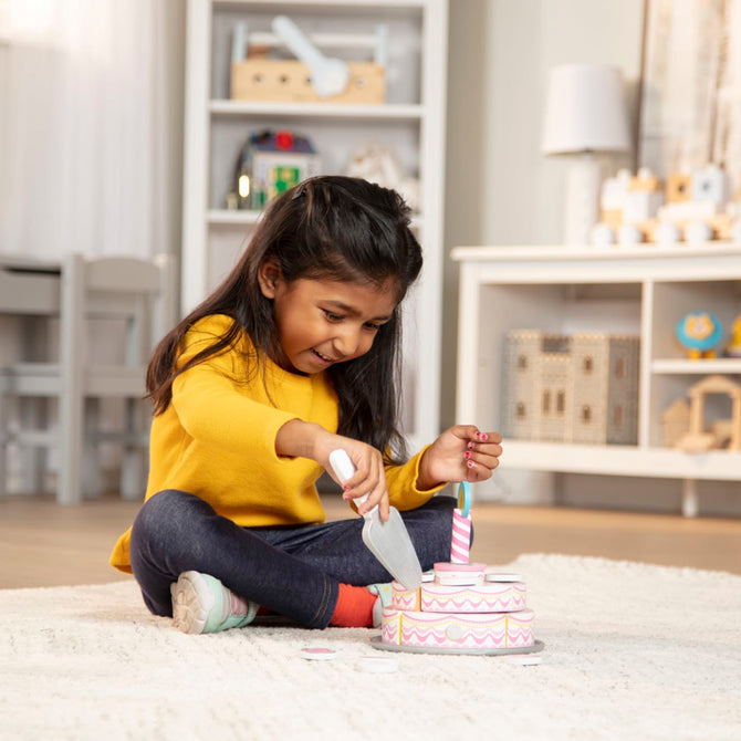 Wooden Toy Cake | Kids Play Cake