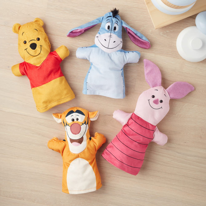 Disney Winnie the Pooh Soft & Cuddly Hand Puppets- Melissa and Doug
