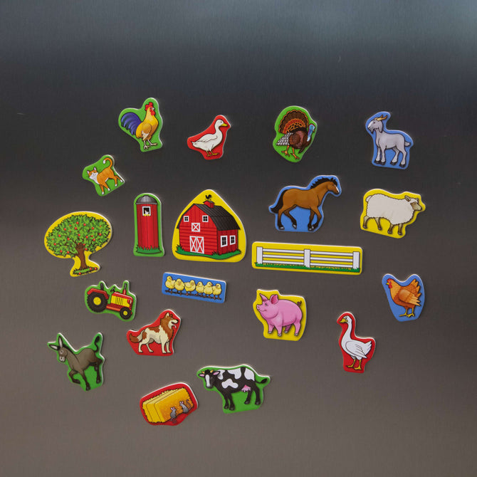 Wooden Farm Magnets | Farm Magnets for Kids