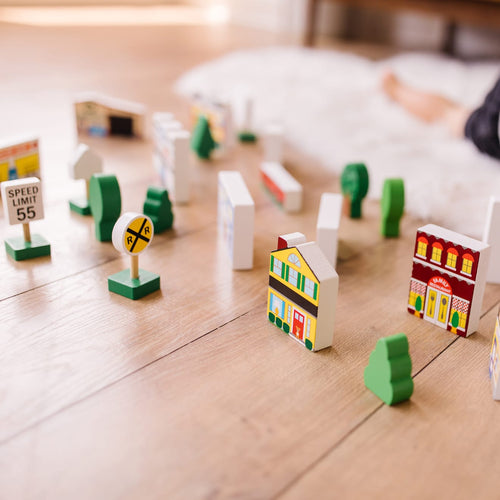 Wooden Town Play Set- Melissa and Doug