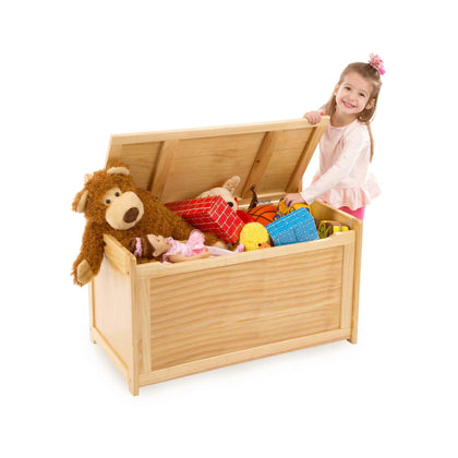 Wooden Toy Chest - Honey- Melissa and Doug