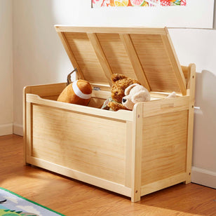 Wooden Toy Chest - Honey- Melissa and Doug